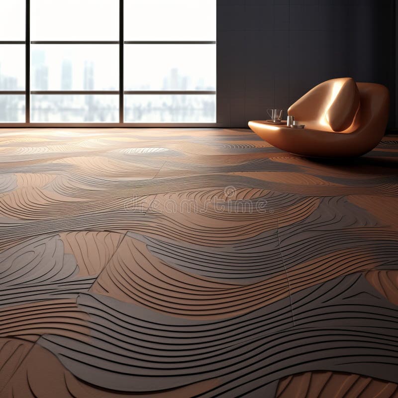 Seamless Eco-kinetic Room with Mind-bending Patterns and Futuristic ...