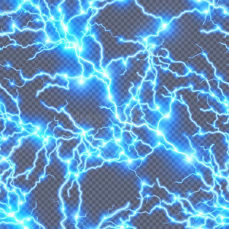 Seamless Electricity Background. EPS 10 Stock Vector - Illustration of ...