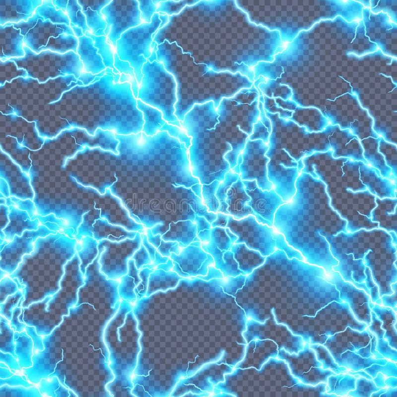 Seamless Electricity Background. EPS 10 Stock Vector - Illustration of ...