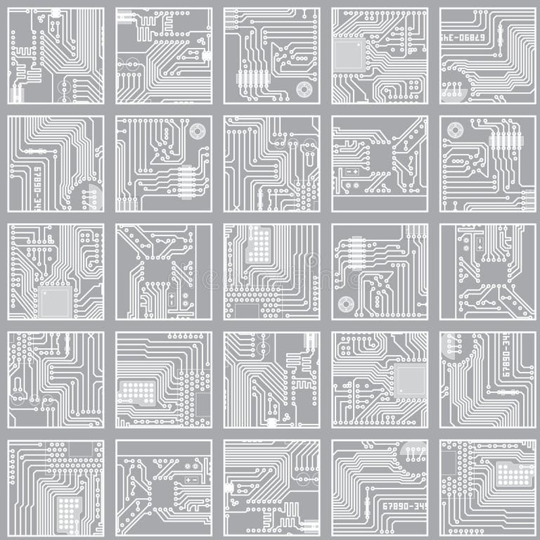 Electronic Pattern Stock Illustrations – 188,777 Electronic Pattern ...