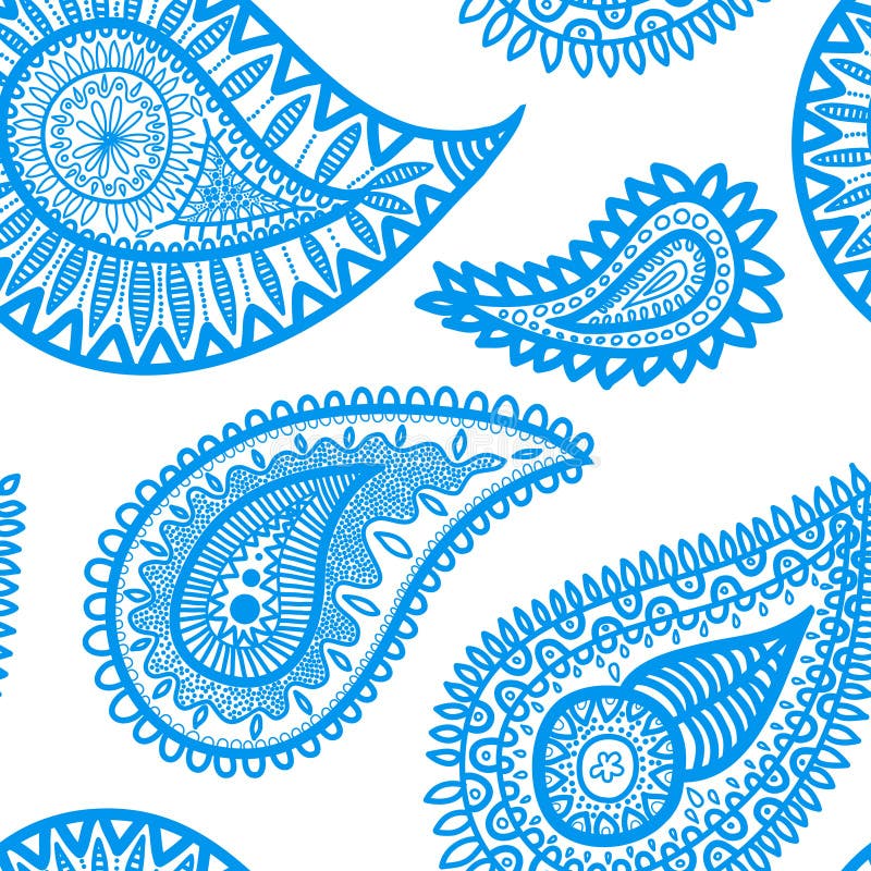 Seamless Elegant Paisley Pattern-model for Design of Gift Packs, Stock ...