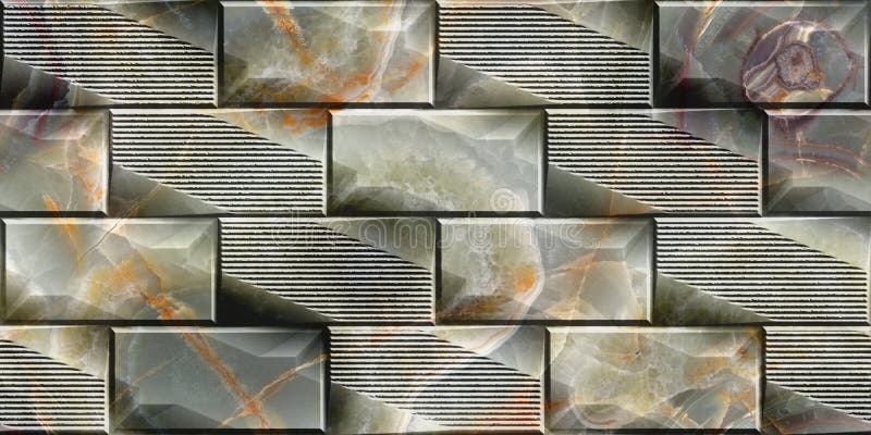 Seamless Elevation Stone Tile Texture Stock Image - Image of texture ...
