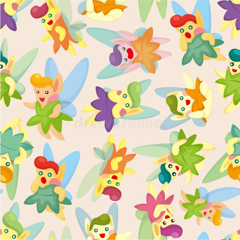 Seamless elf pattern stock vector. Illustration of little - 19251867