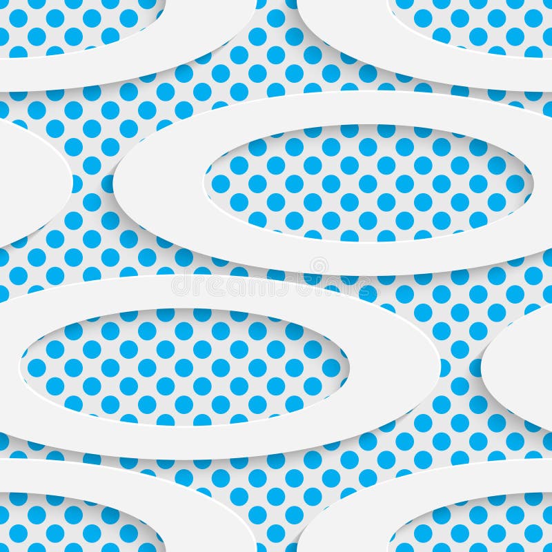 Seamless Ellipse Pattern. Vector Abstract Modern Design Stock Vector ...