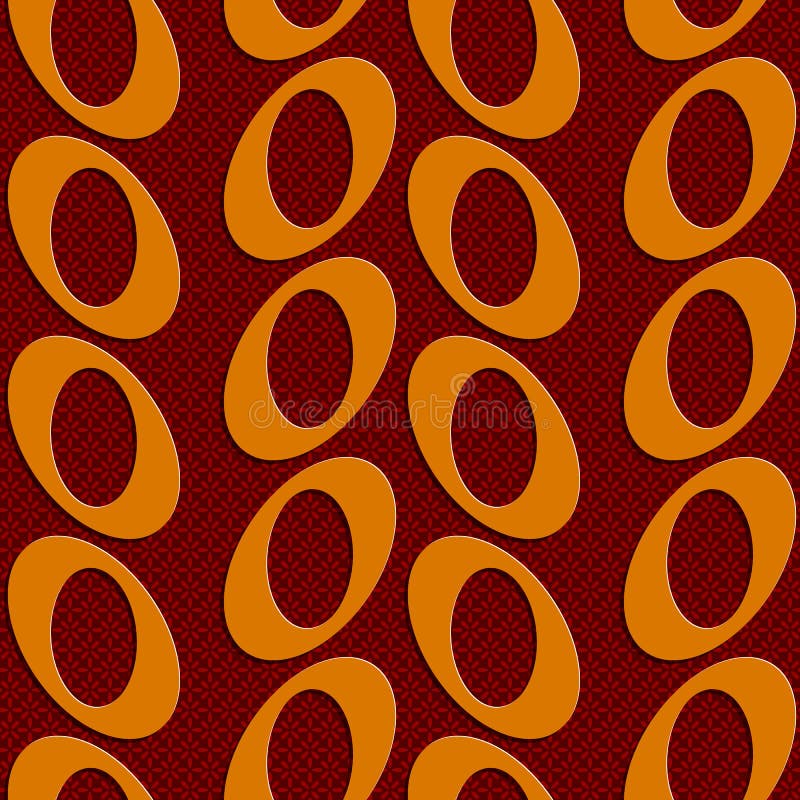 Seamless Ellipse Pattern stock vector. Illustration of print - 57328426