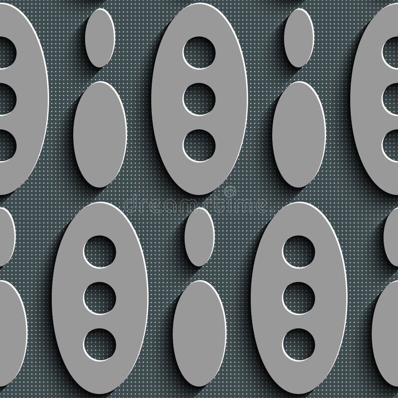 Seamless Ellipse Pattern stock vector. Illustration of plate - 91961988