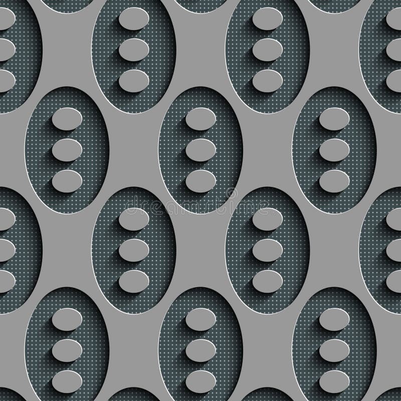 Seamless Ellipse Pattern stock vector. Illustration of eps10 - 93919480