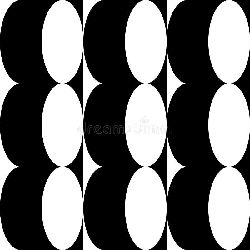 Seamless Ellipse Pattern stock vector. Illustration of decorative ...