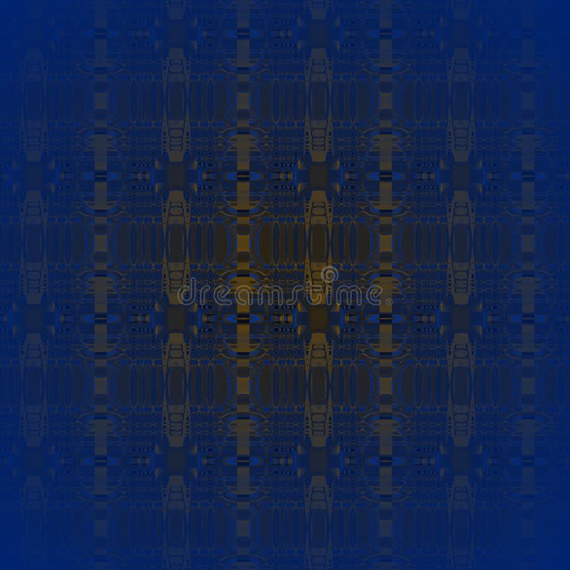 Seamless Ellipses Pattern Dark Blue Brown Gold Blurred Stock ...