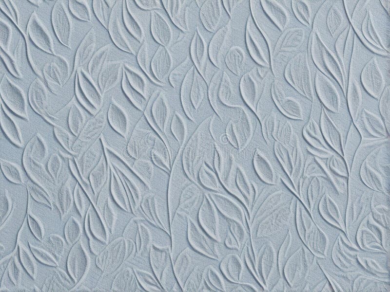 Seamless Embossed Leaf Pattern on Soft Fabric Texture Stock ...