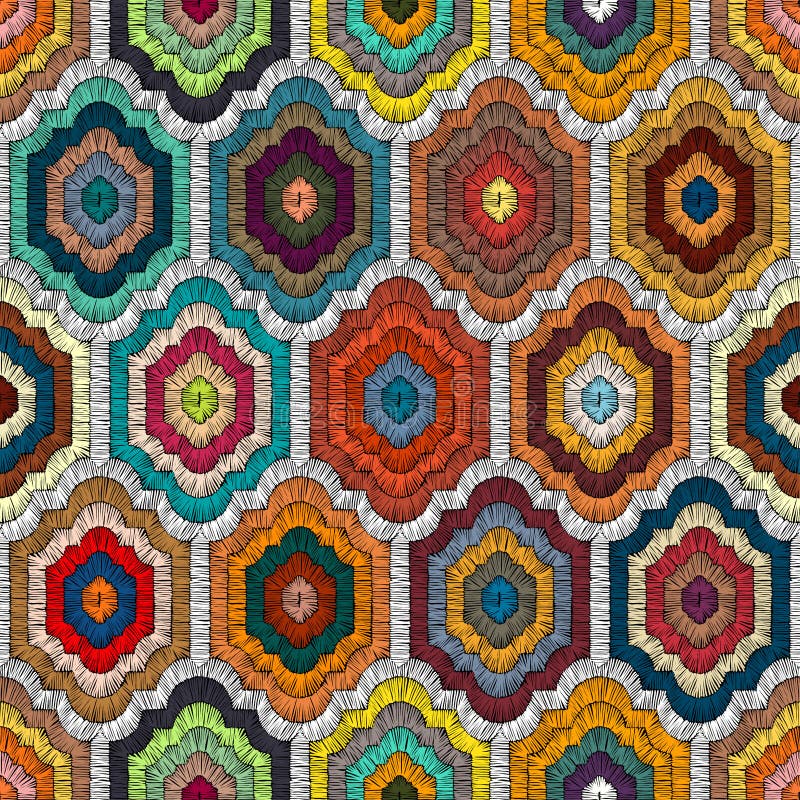 Royal Jacquard Swirl Seamless Repeat Stock Vector - Illustration of ...