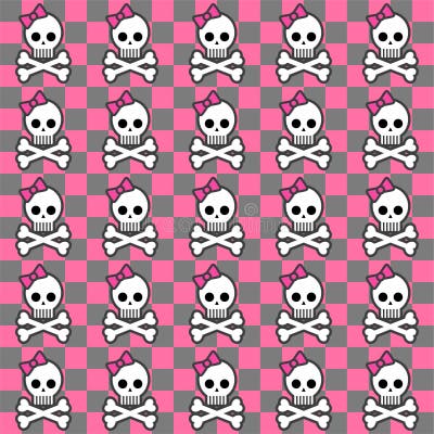 Seamless emo pattern stock vector. Illustration of punk - 21610046