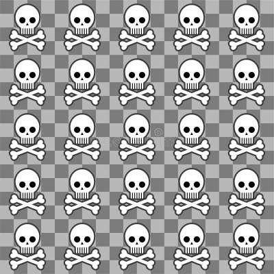 Seamless emo pattern stock vector. Illustration of gray - 21610050