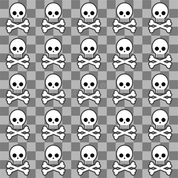Seamless emo pattern stock vector. Illustration of gray - 21610050