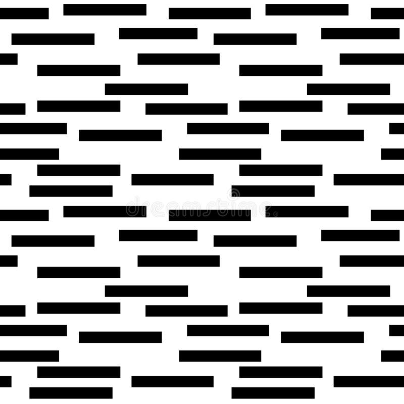Seamless Endless Infinity Pattern of Geometric Black Rectangle Shapes ...