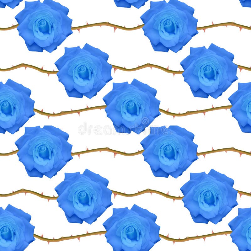 Roses Thorns Pattern Stock Illustrations – 345 Roses Thorns Pattern ...