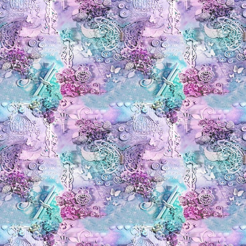 Seamless Ethnic Abstract Pattern for Digital Print Stock Illustration ...