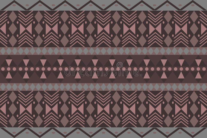 Seamless Ethnic Pattern Texture. Navajo Geometric Print, Rustic ...