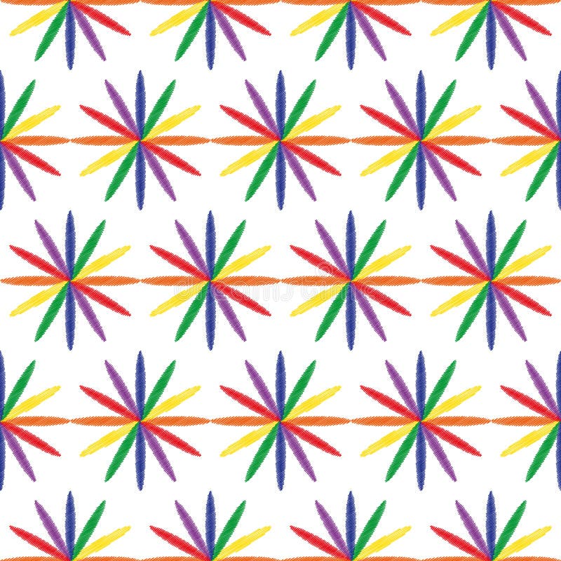 Seamless Example of Multicolored Iridescent Colors. Stock Vector ...