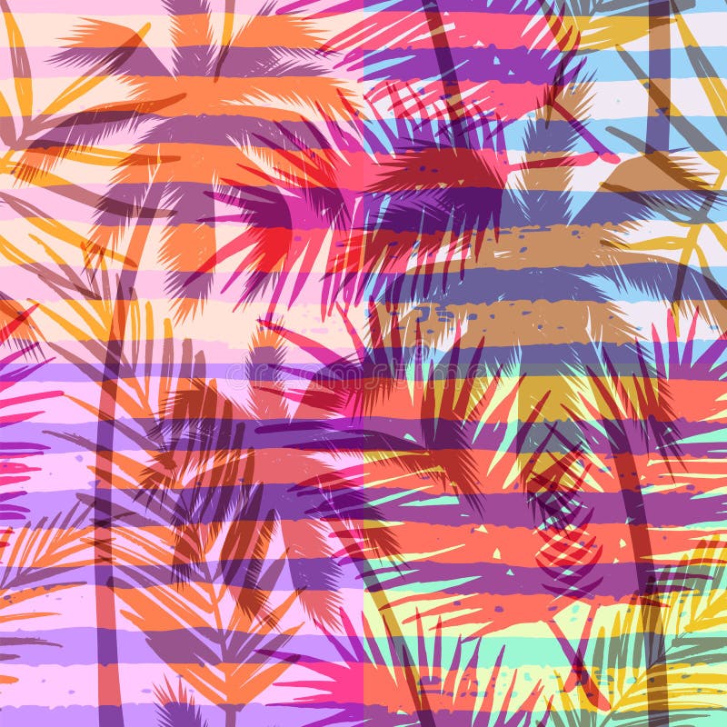 Neon Color Tropical Leaves. Trendy Colorful Palm Tree Leaf, Jungle ... Neon Color Tropical Leaves. Trendy Colorful Palm Tree Leaf, Jungle ...