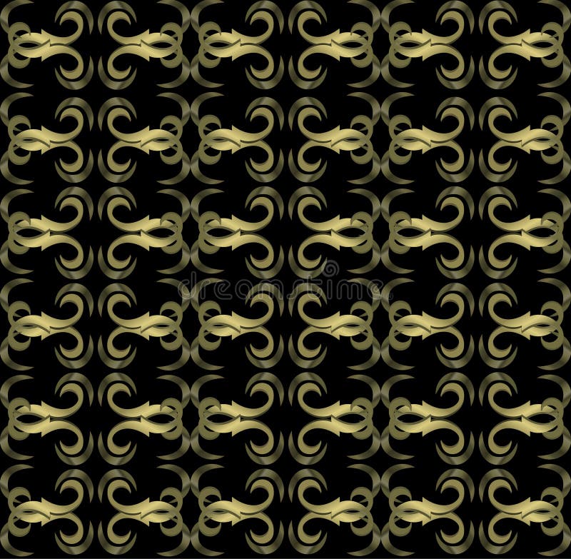 Seamless Expensive Victorian Pattern in Retro Vintage Stock Vector ...
