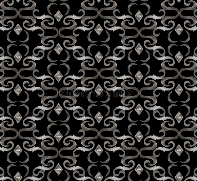 Seamless Expensive Victorian Pattern in Retro Vintage Stock Vector ...