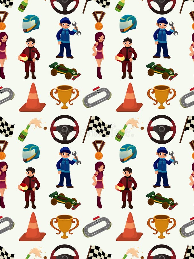 Seamless f1 pattern stock vector. Illustration of formula - 28722670