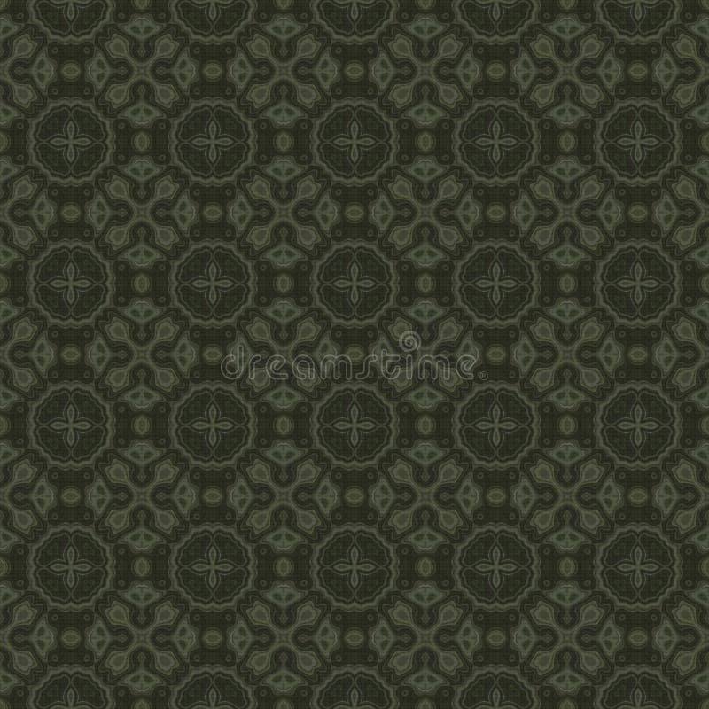 Seamless Fabric Texture with Vintage Pattern Stock Illustration ...