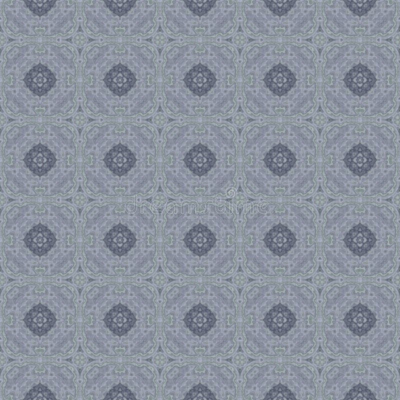 Seamless Fabric Texture with Vintage Pattern Stock Illustration ...