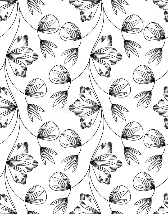 Fancy Black On White Design Stock Vector - Illustration of abstract ...