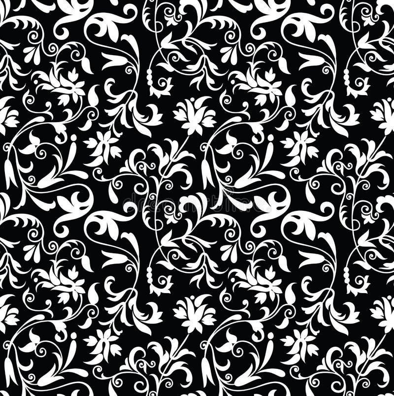 Seamless Fancy Floral Background-pattern Stock Vector - Image: 29646384