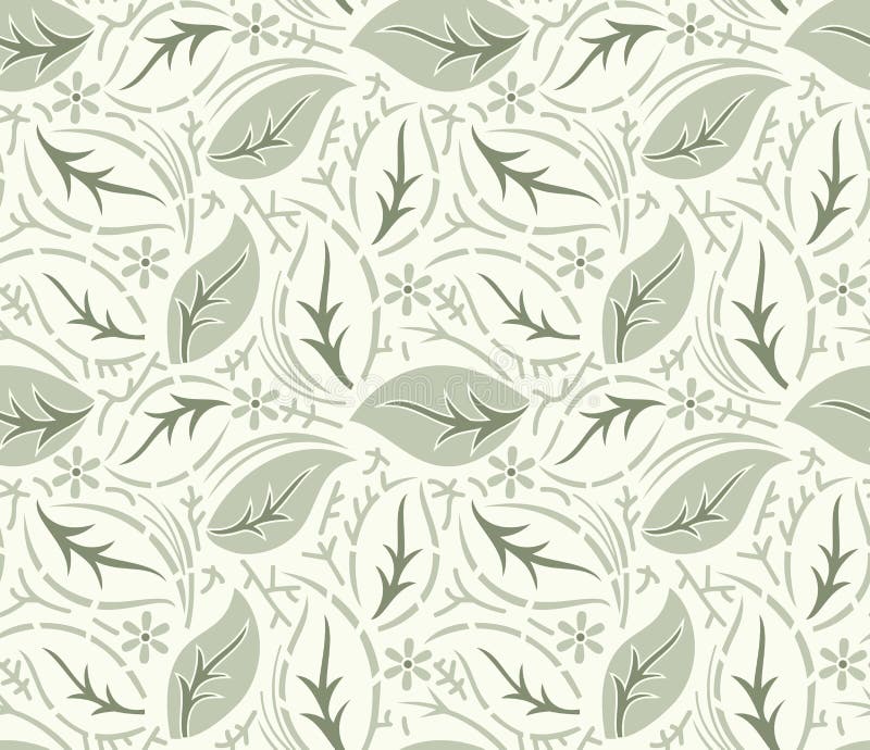 Seamless Fancy Floral Background-pattern Stock Vector - Illustration of ...