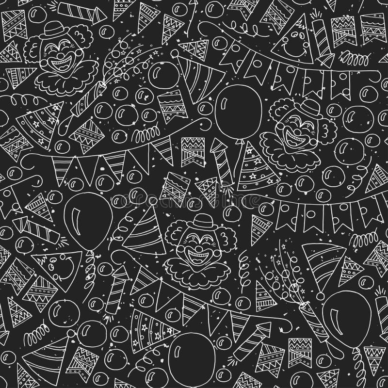 Seamless festive pattern stock vector. Illustration of card - 75537801