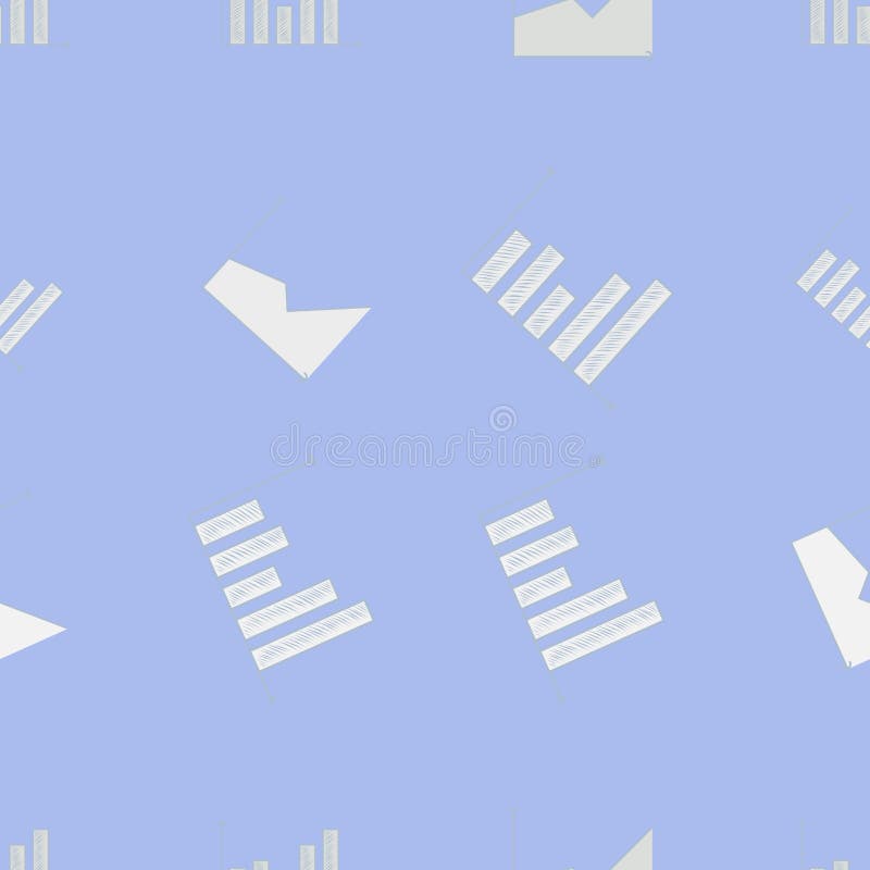 Seamless Financial Graph Abstract, Hand Drawn Texture, Backdrop or ...