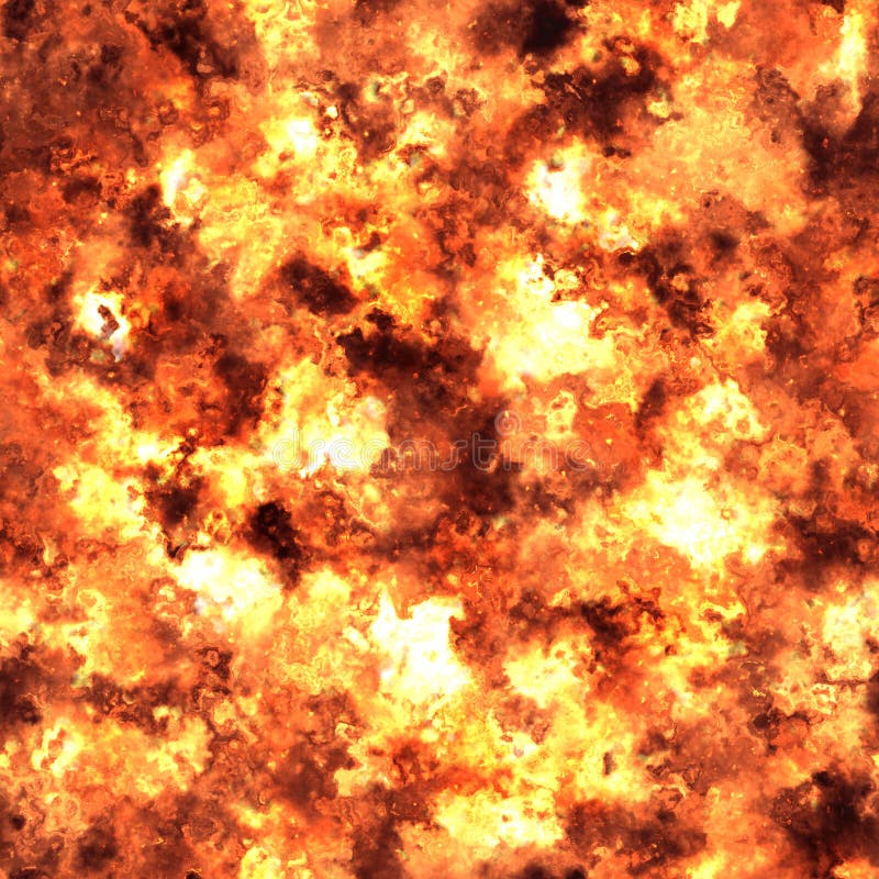 Seamless fire background stock illustration. Illustration of explosion ...