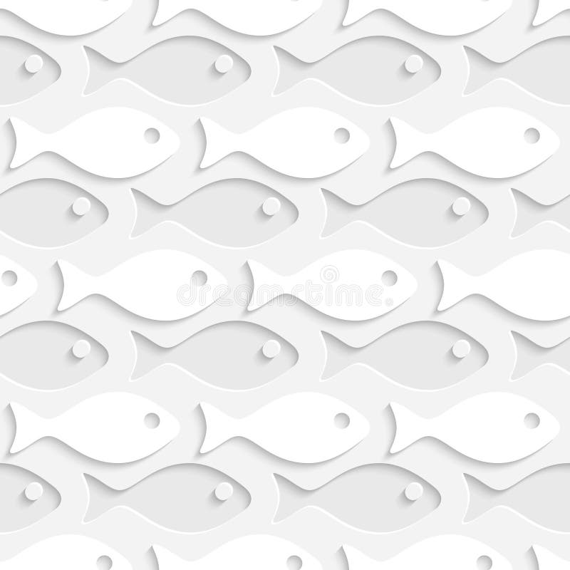 Seamless Fish Pattern stock vector. Illustration of fish - 94457426