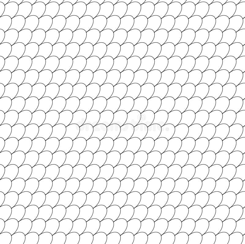 Fish Scale Seamless Textures Set. Stock Vector - Illustration of motif ...