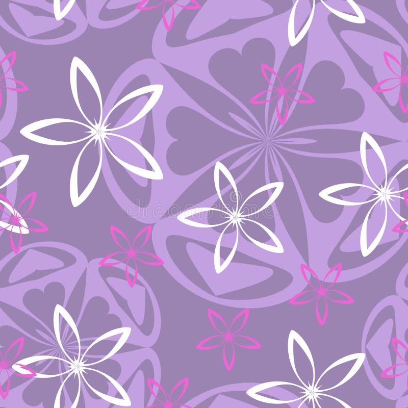 Purple Funky Pucci Seamless Repeat Pattern Stock Vector - Illustration ...