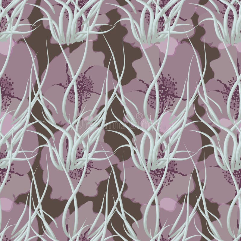 Seamless Floral Background for Easy Making Seamless Pattern Stock ...