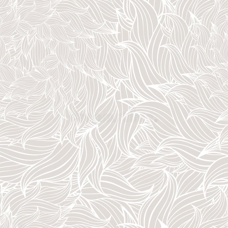 Seamless Floral Background Pattern in Beige and White Color Stock ...