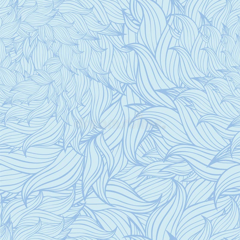 Seamless Floral Background Pattern in Blue and White Color Stock ...