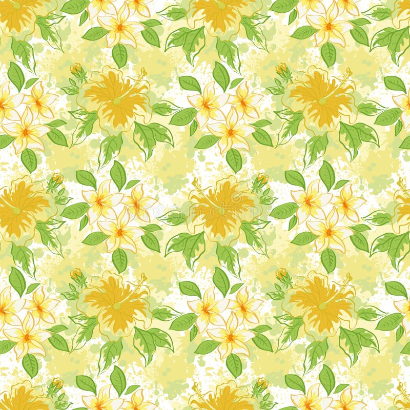Seamless floral background stock vector. Illustration of natural - 43270113