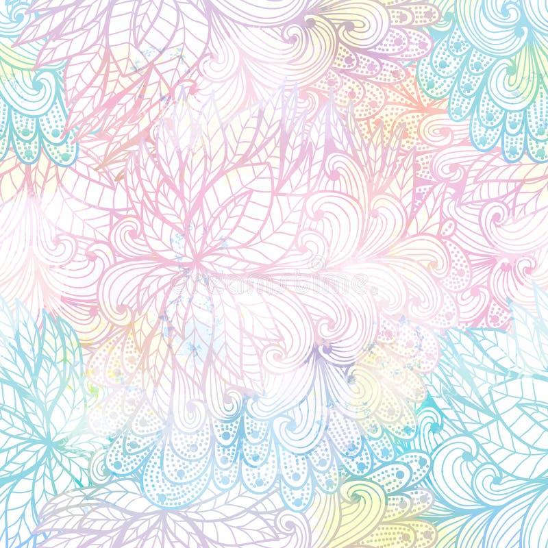 Floral seamless pattern stock vector. Illustration of oldfashioned ...