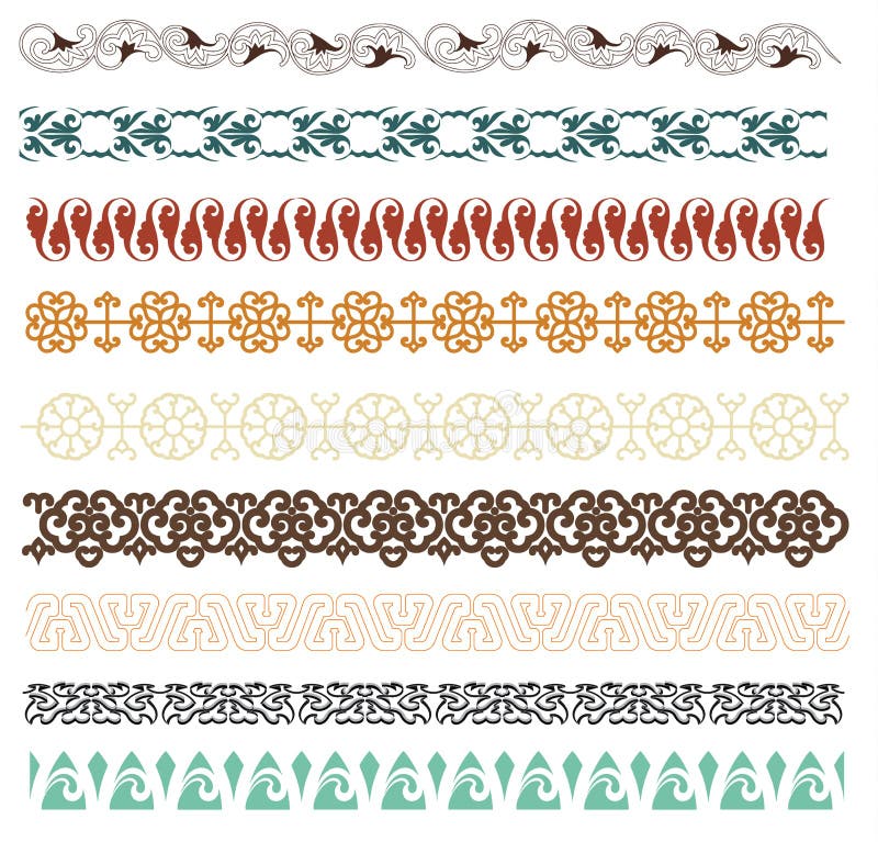 Seamless floral lace line stock vector. Illustration of graphic - 65644464