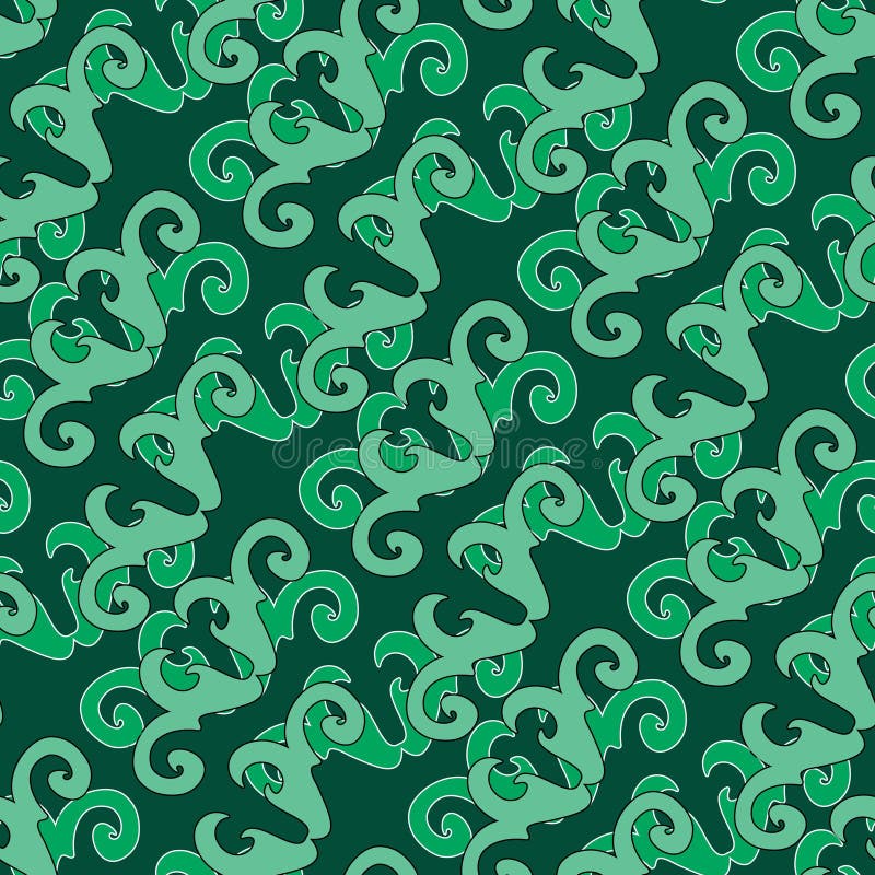 Seamless Floral Ornament Pattern Stock Vector - Illustration of fabric ...