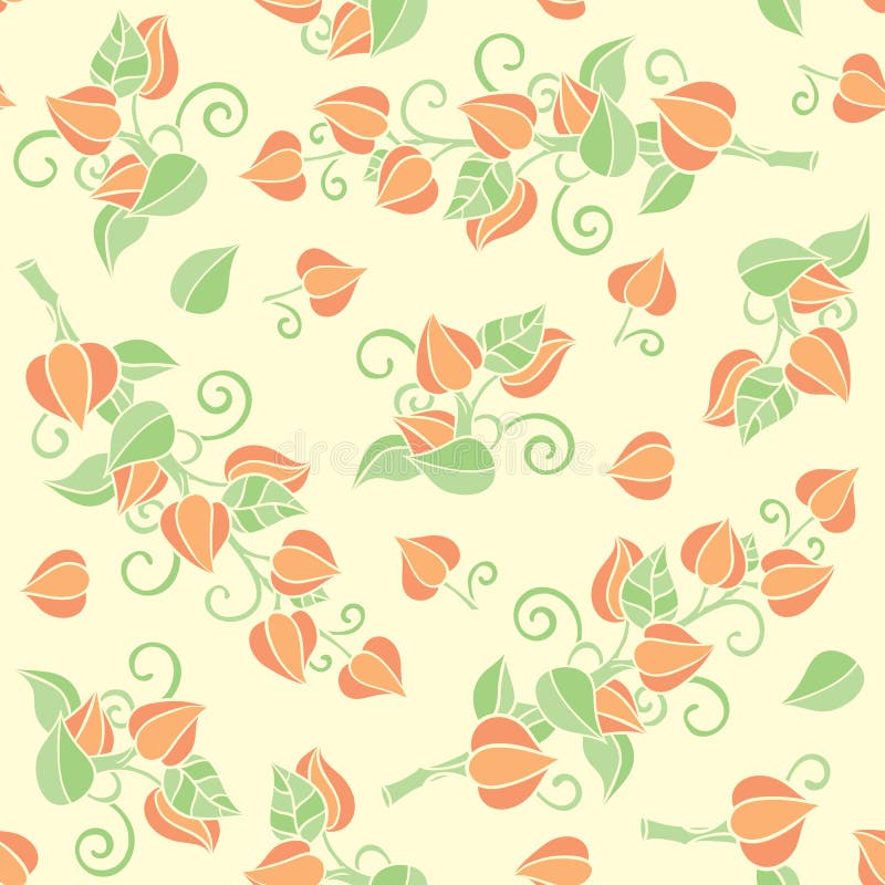 Seamless Floral Pattern Background Stock Vector - Illustration of flora ...