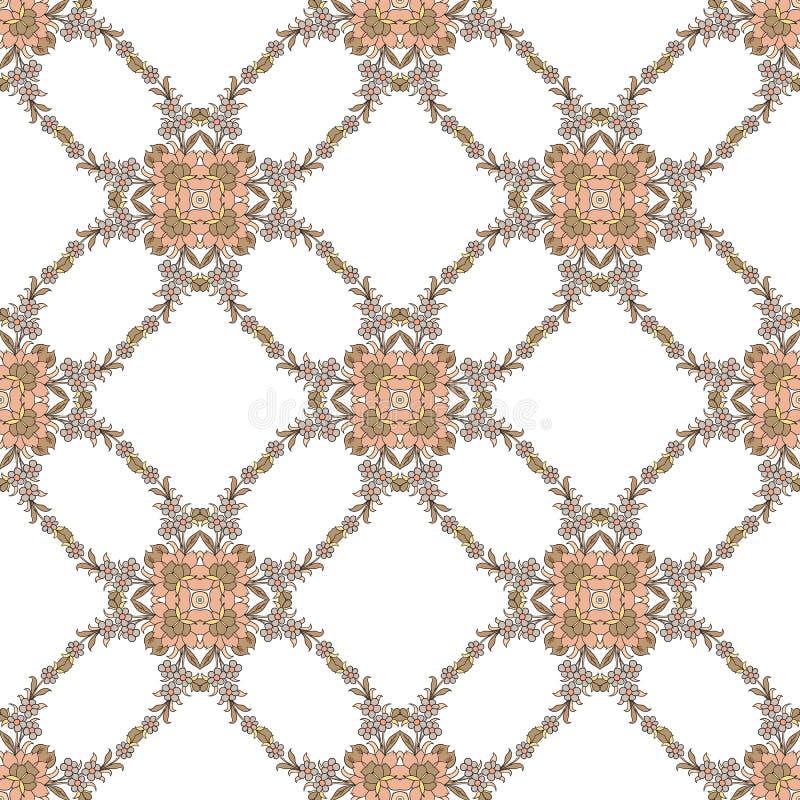 Seamless floral pattern. stock vector. Illustration of decorative ...