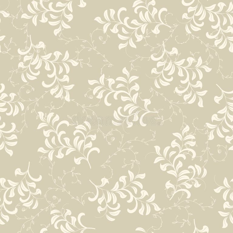 Seamless floral pattern stock vector. Illustration of paint - 30485757