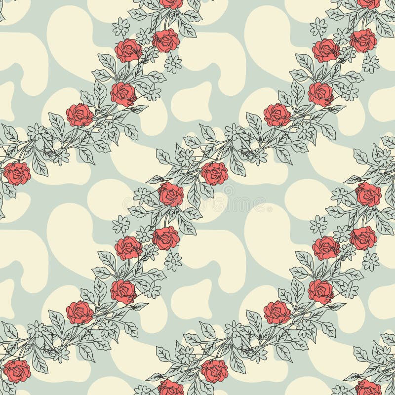 Seamless floral pattern stock vector. Illustration of card - 269578212