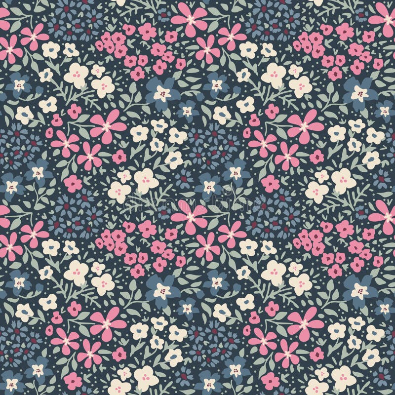 Seamless floral pattern stock vector. Illustration of stylish - 294122840
